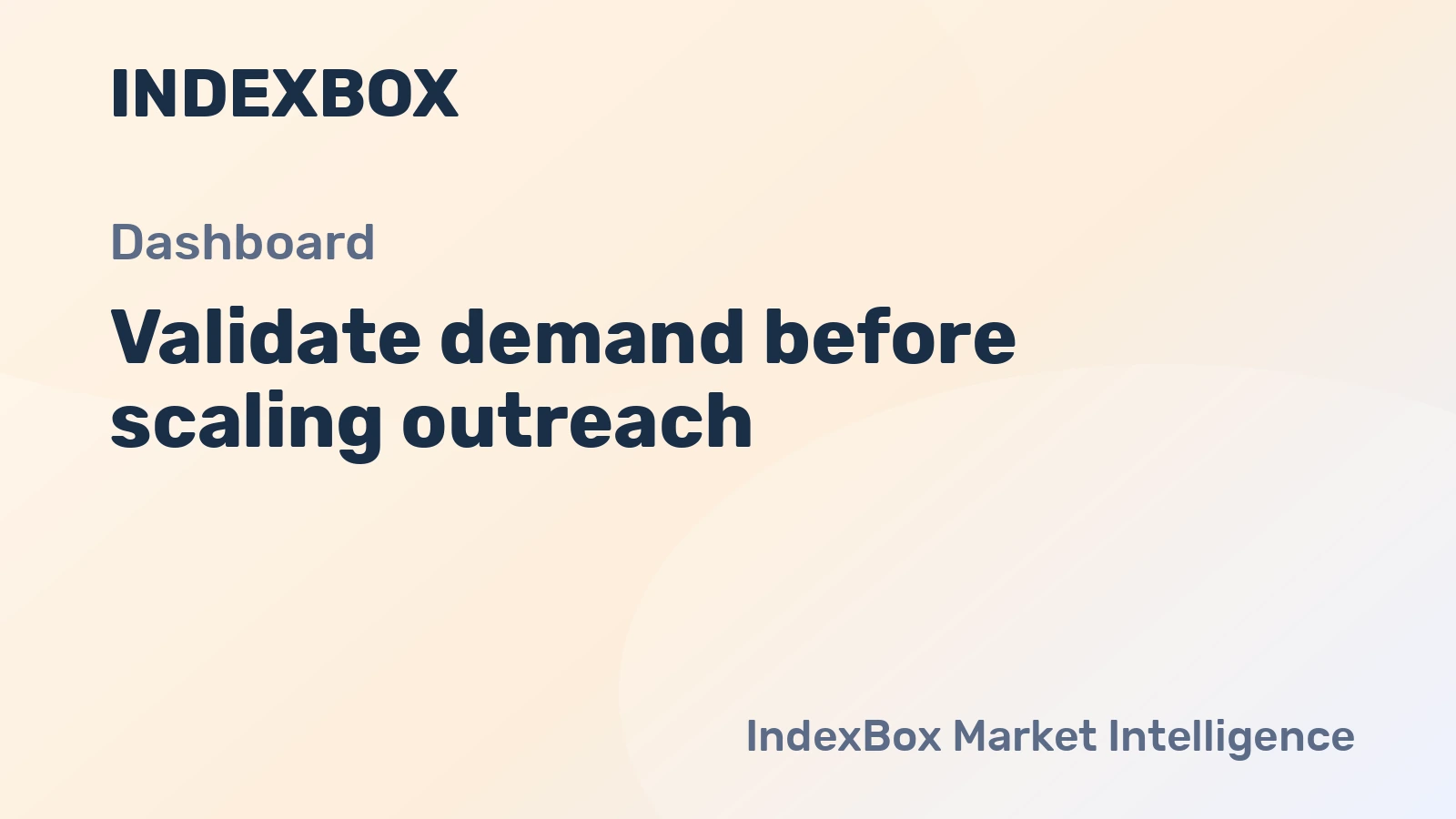 Validating Market Entry with Dashboard Evidence for SEO Specialists