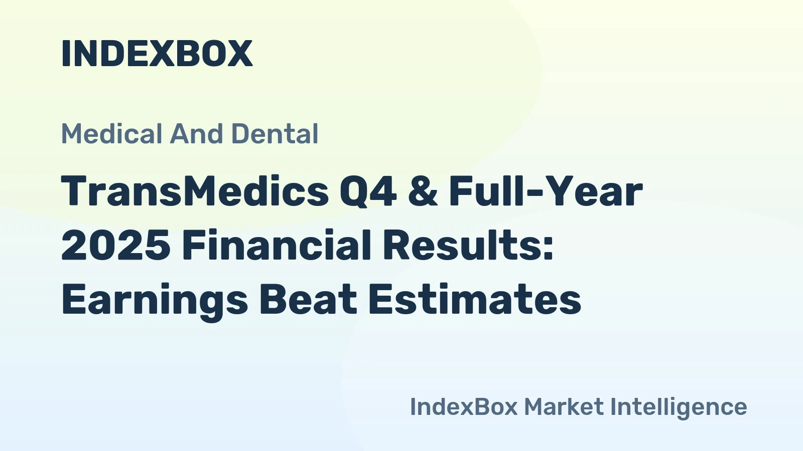 TransMedics Q4 & Full-Year 2025 Financial Results: Earnings Beat Estimates