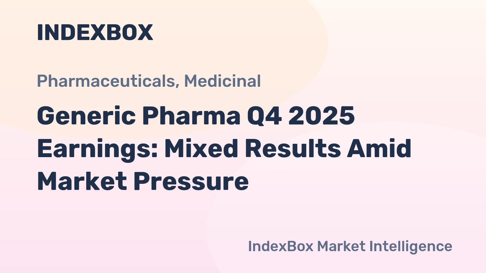 Generic Pharma Q4 2025 Earnings: Mixed Results Amid Market Pressure