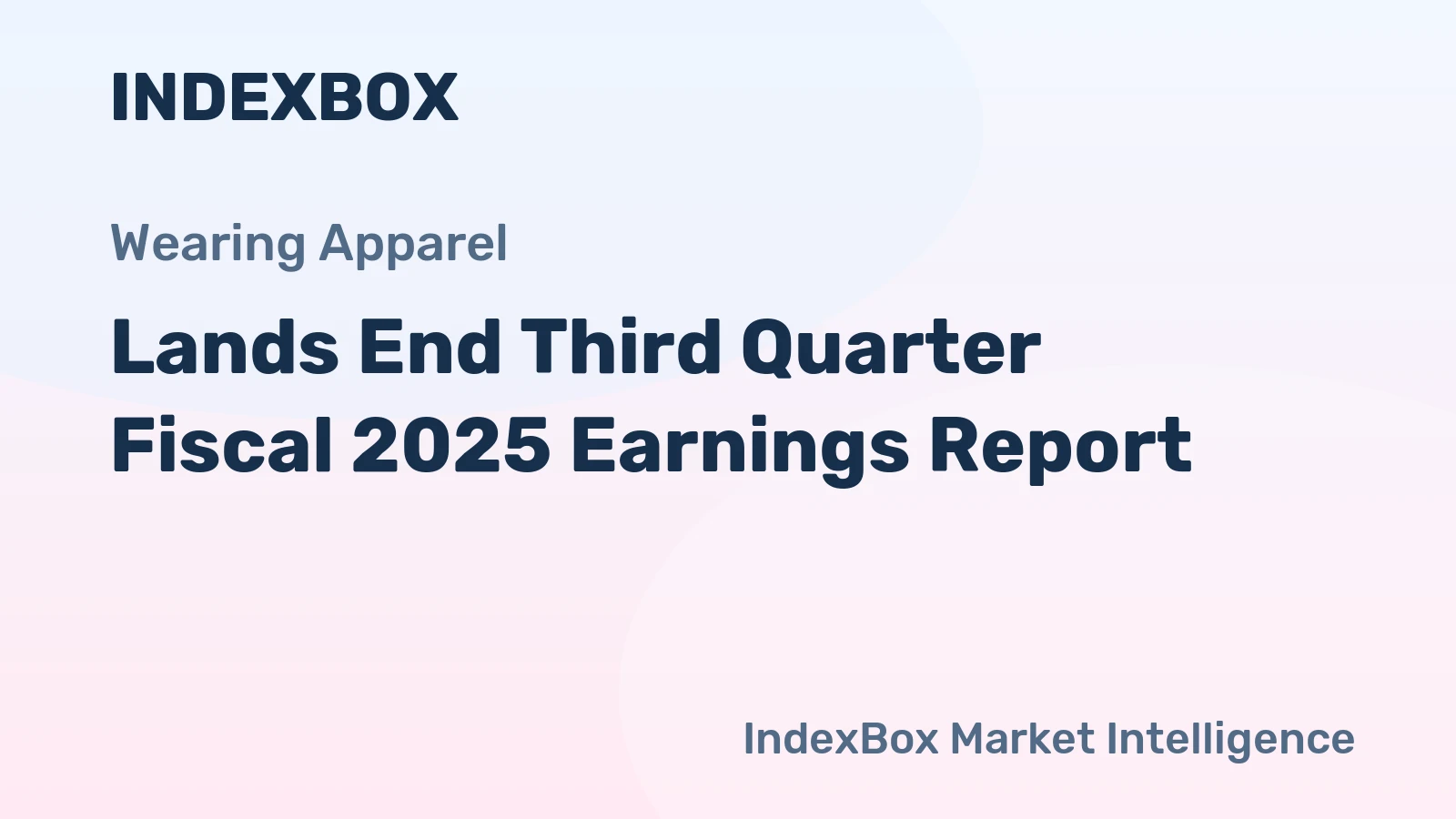 Lands End Third Quarter Fiscal 2025 Earnings Report