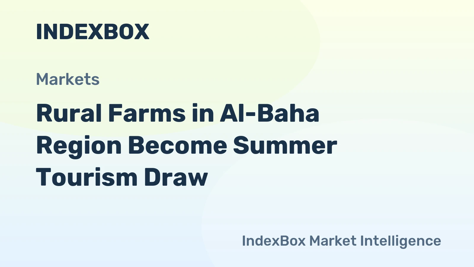 Rural Farms in Al-Baha Region Become Summer Tourism Draw
