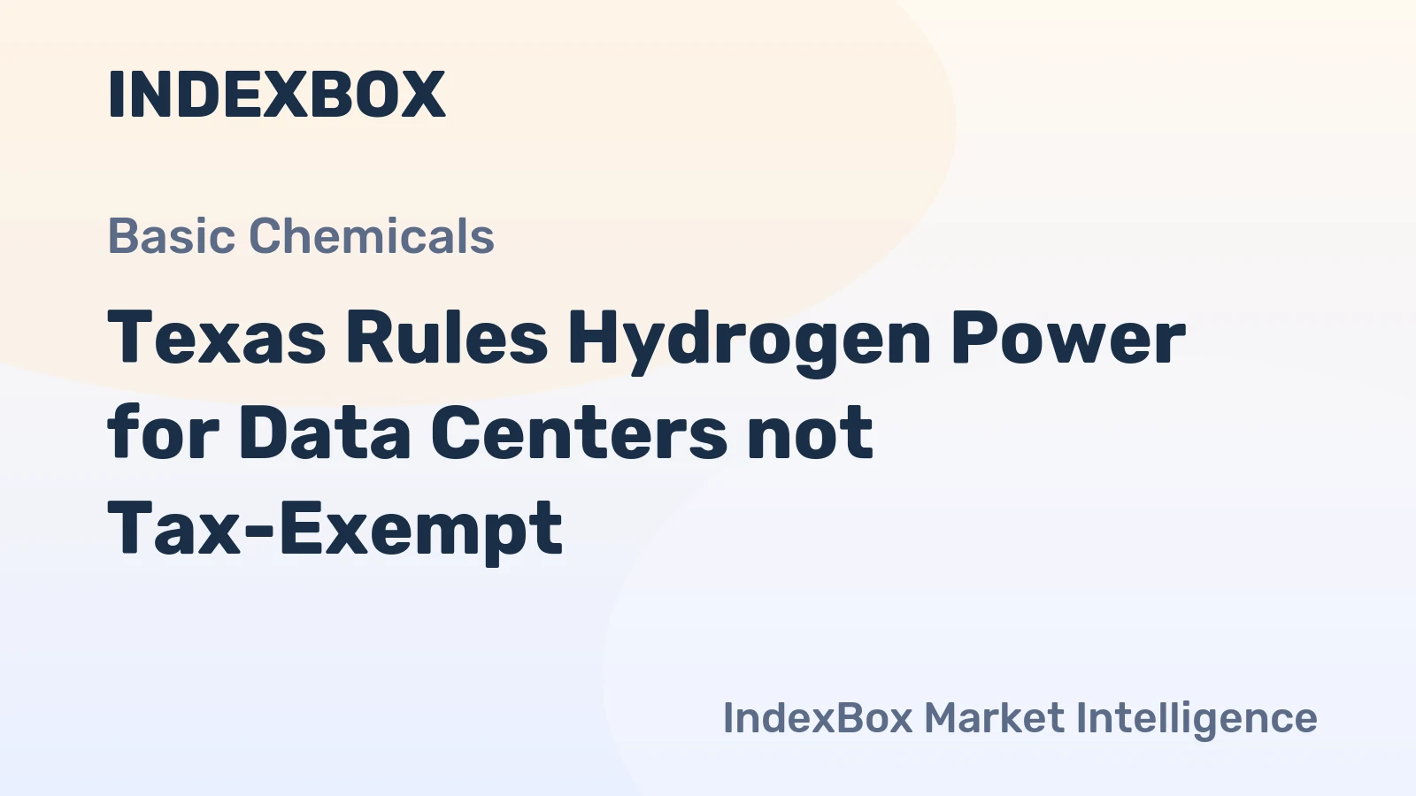 Texas Rules Hydrogen Power for Data Centers not Tax-Exempt