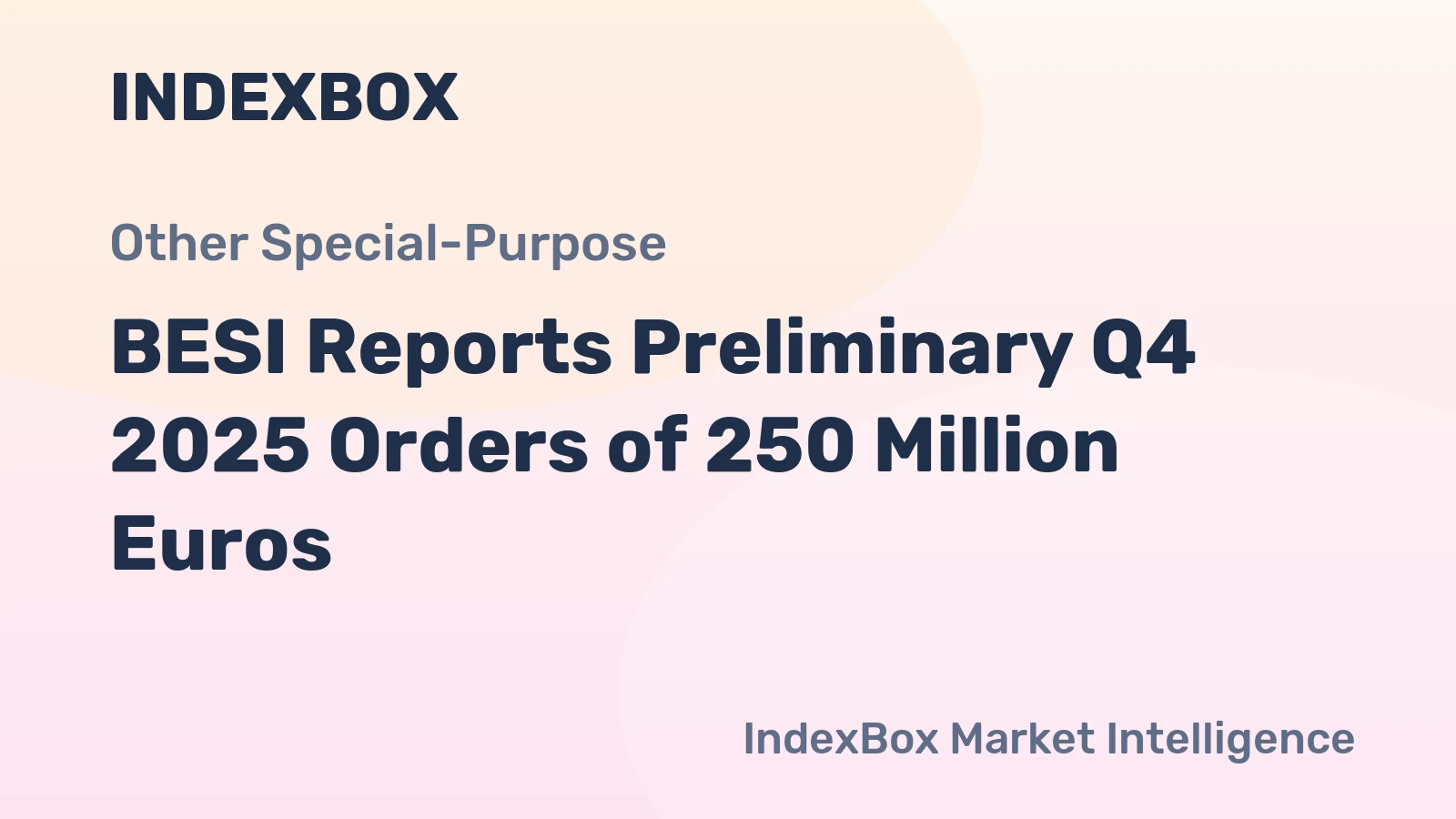 BESI Reports Preliminary Q4 2025 Orders of 250 Million Euros