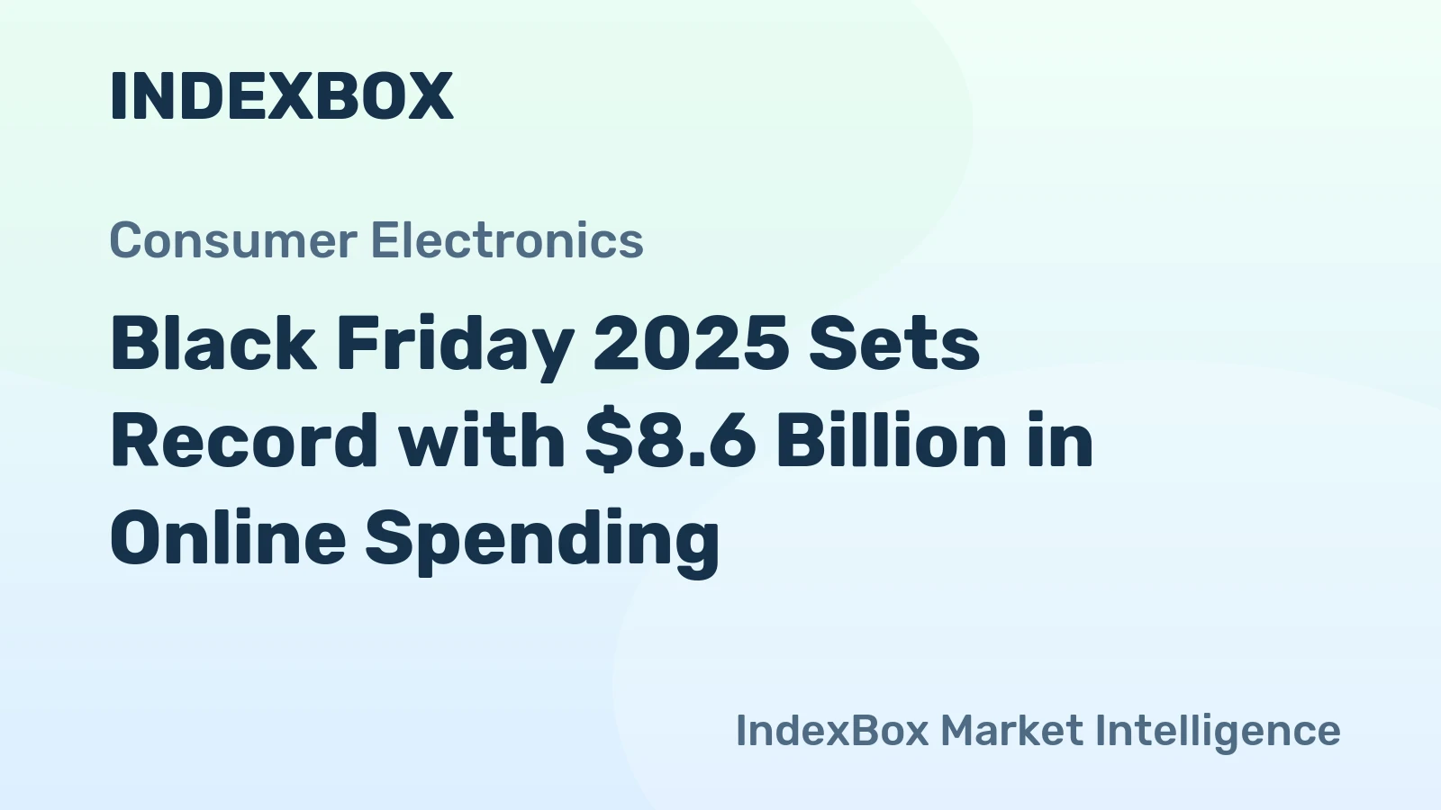 Black Friday 2025 Sets Record with $8.6 Billion in Online Spending