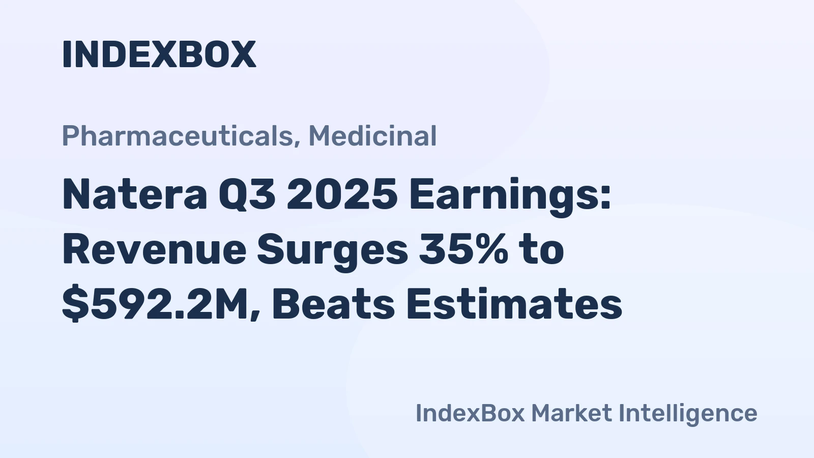 Natera Q3 2025 Earnings: Revenue Surges 35% to $592.2M, Beats Estimates