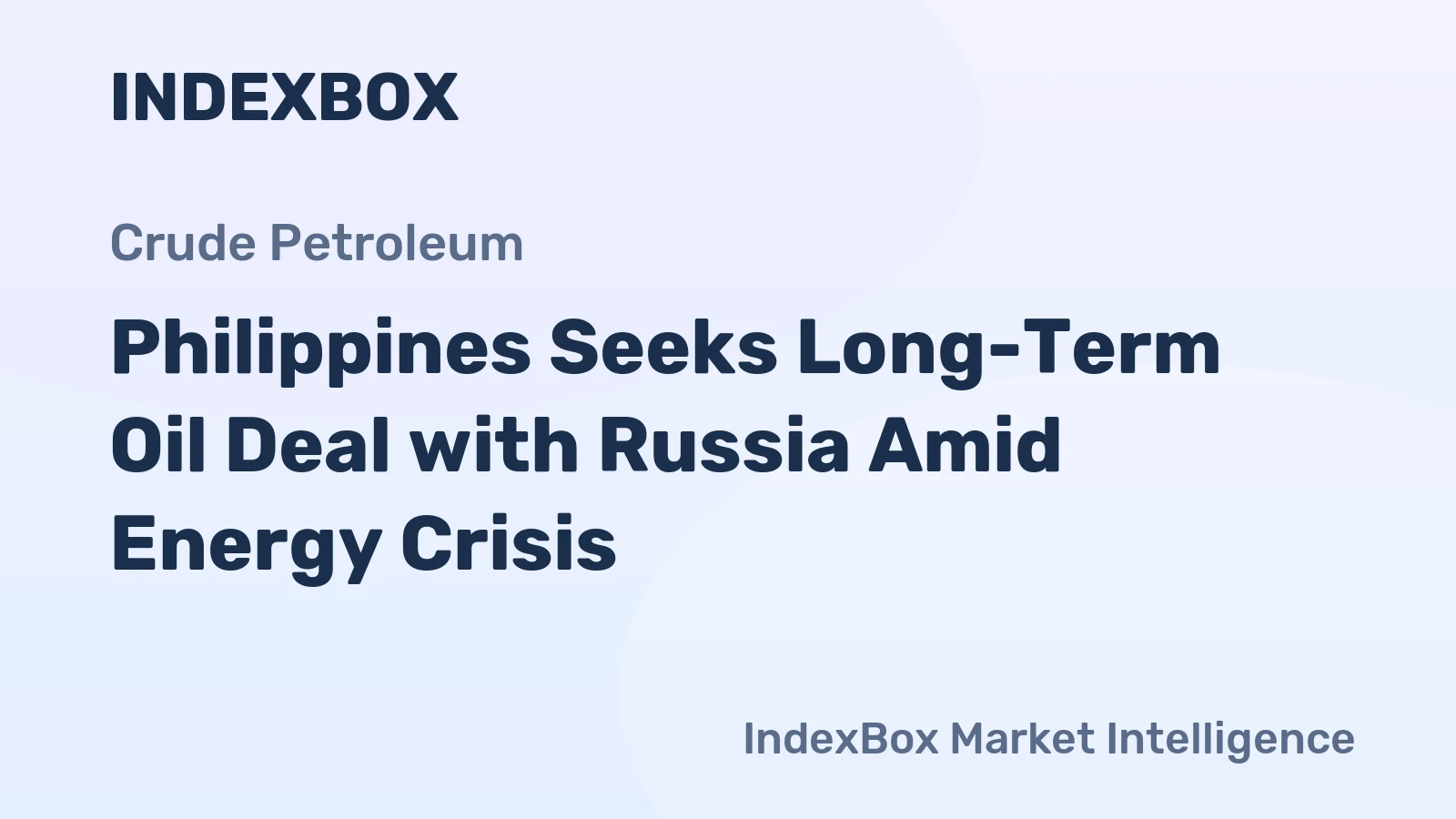 Philippines Seeks Long-Term Oil Deal with Russia Amid Energy Crisis