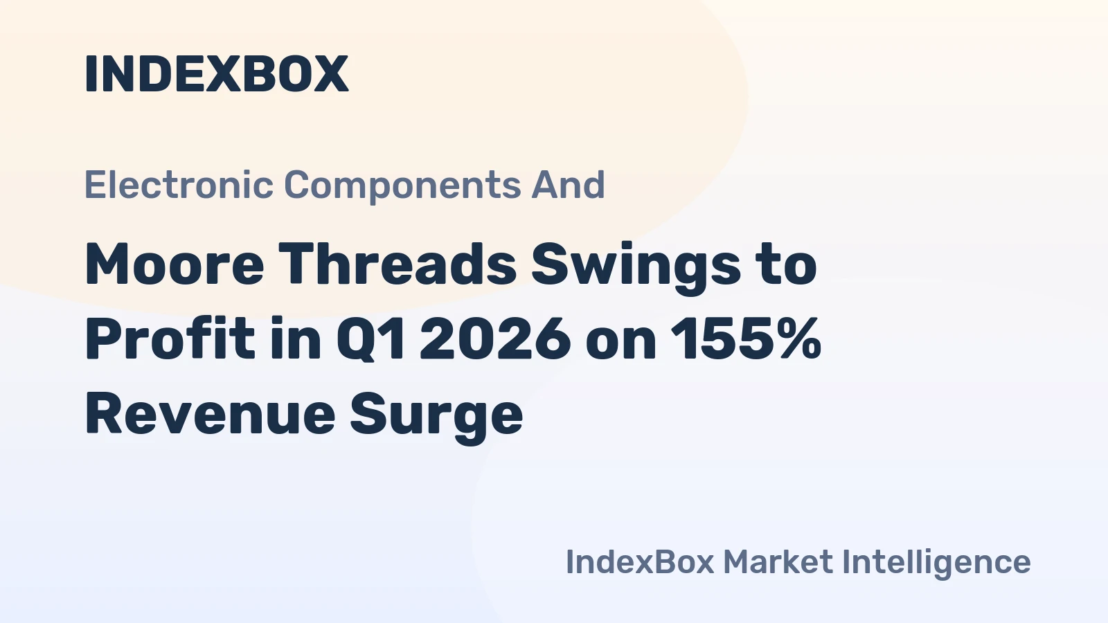 Moore Threads Swings to Profit in Q1 2026 on 155% Revenue Surge