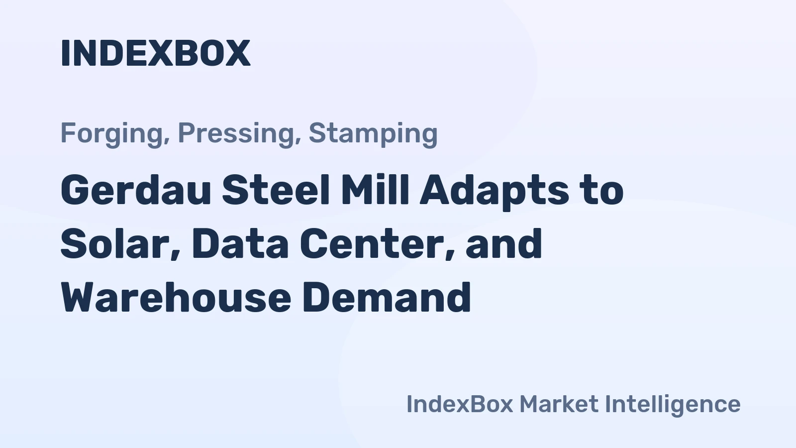 Gerdau Steel Mill Adapts to Solar, Data Center, and Warehouse Demand
