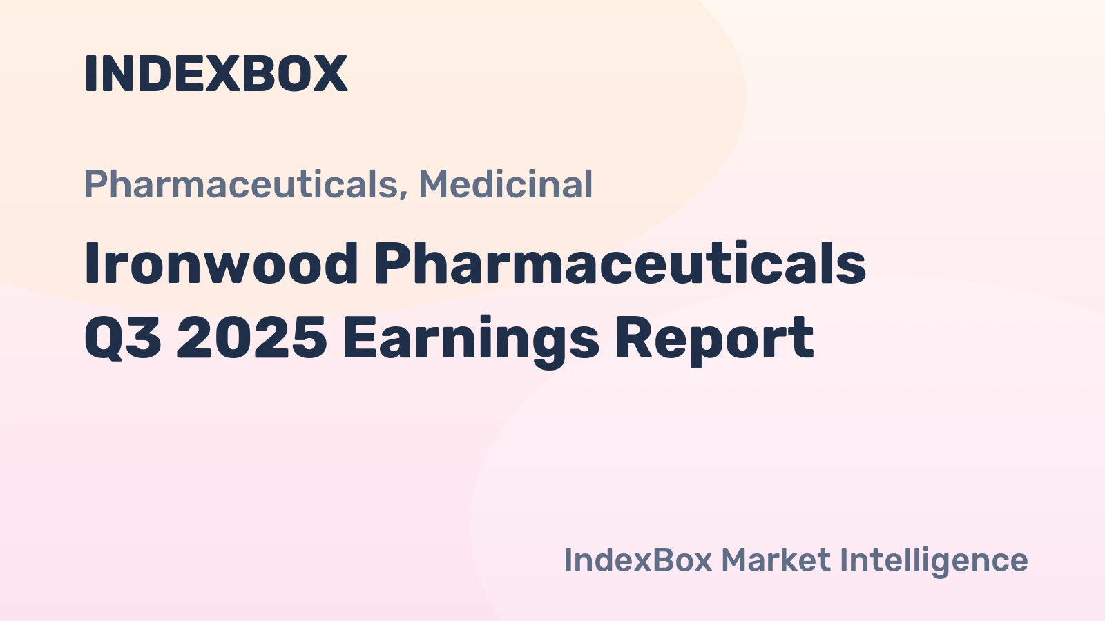 Ironwood Pharmaceuticals Q3 2025 Earnings Report