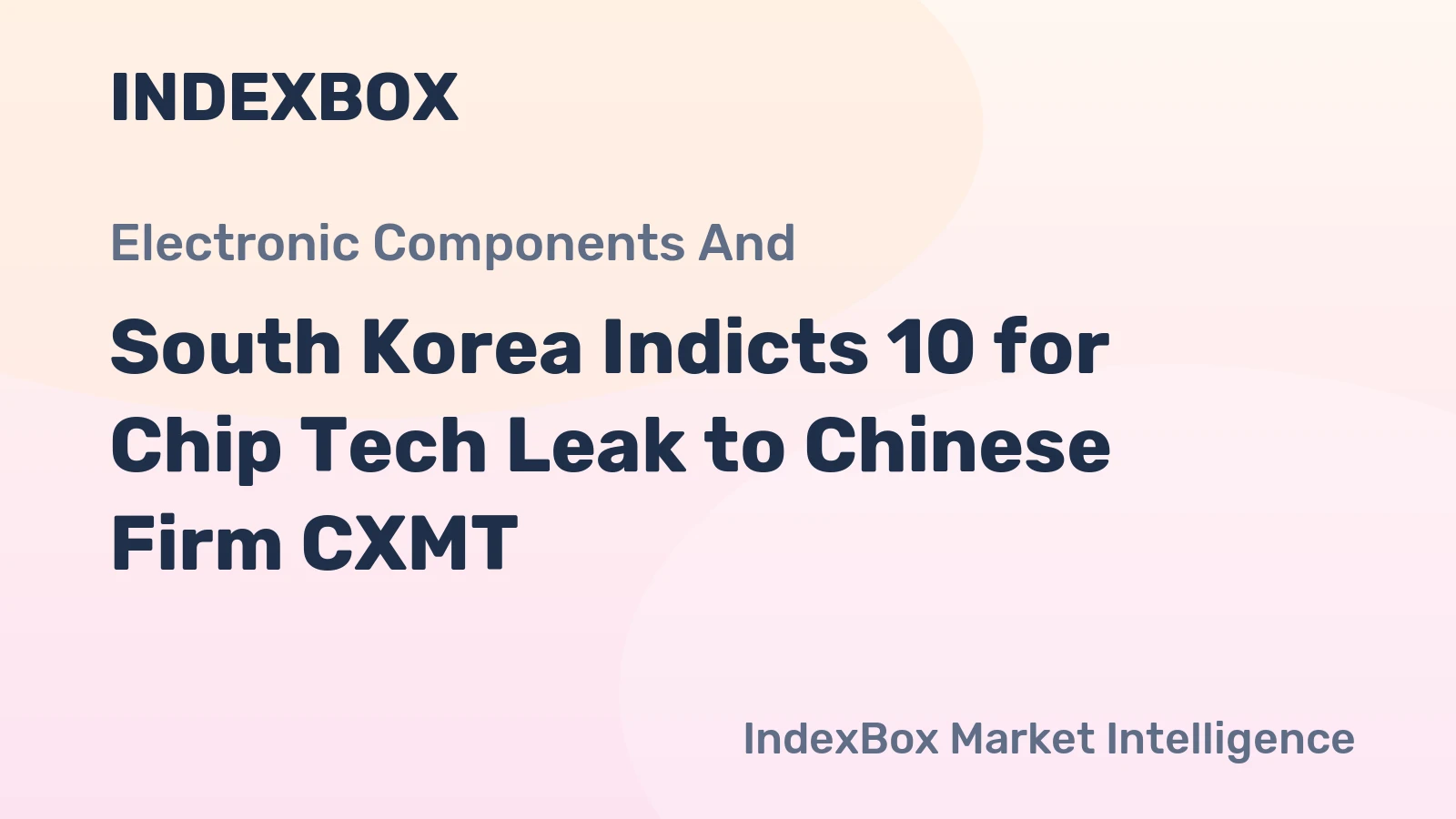 South Korea Indicts 10 for Chip Tech Leak to Chinese Firm CXMT