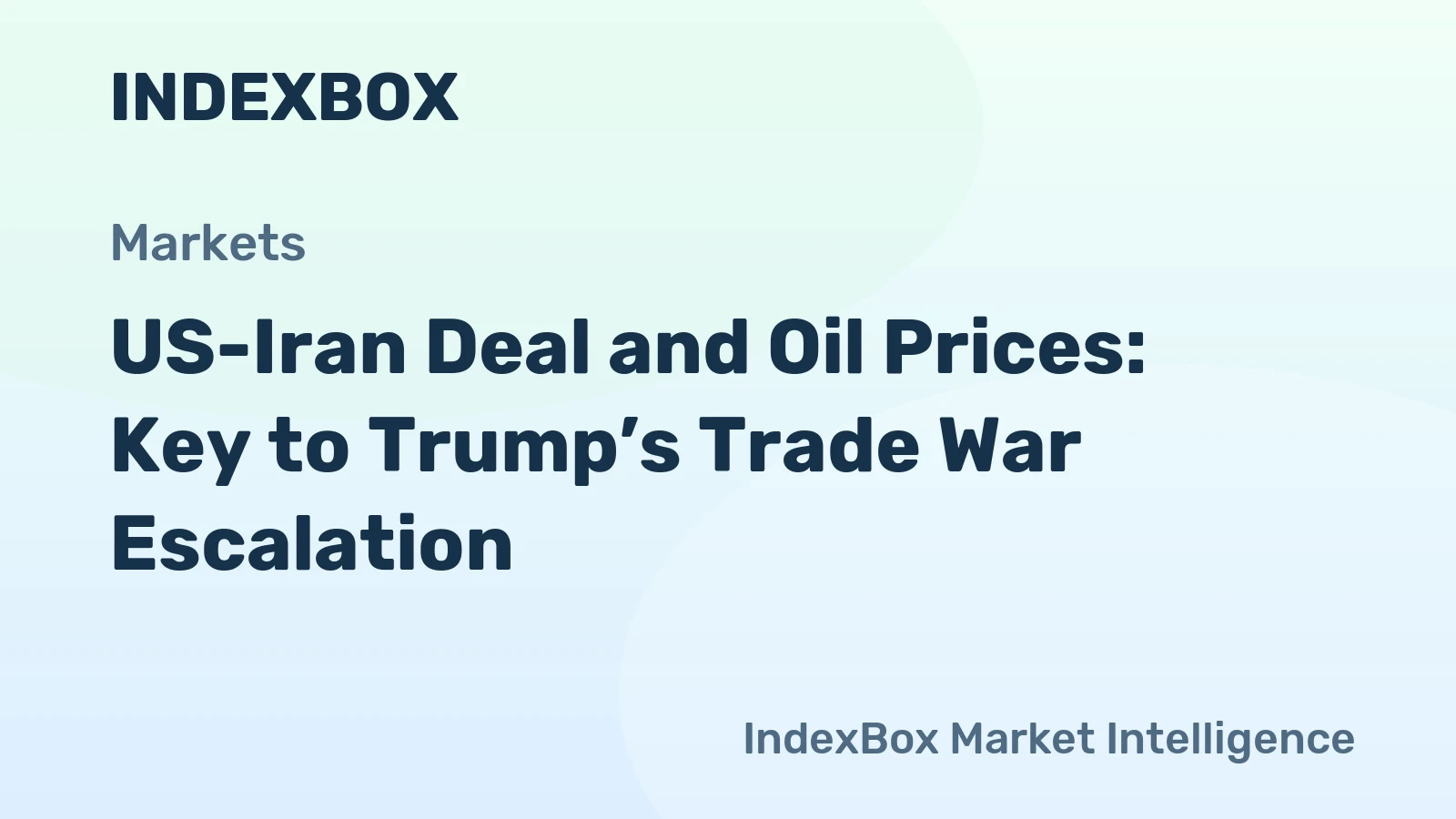 US-Iran Deal and Oil Prices: Key to Trump’s Trade War Escalation