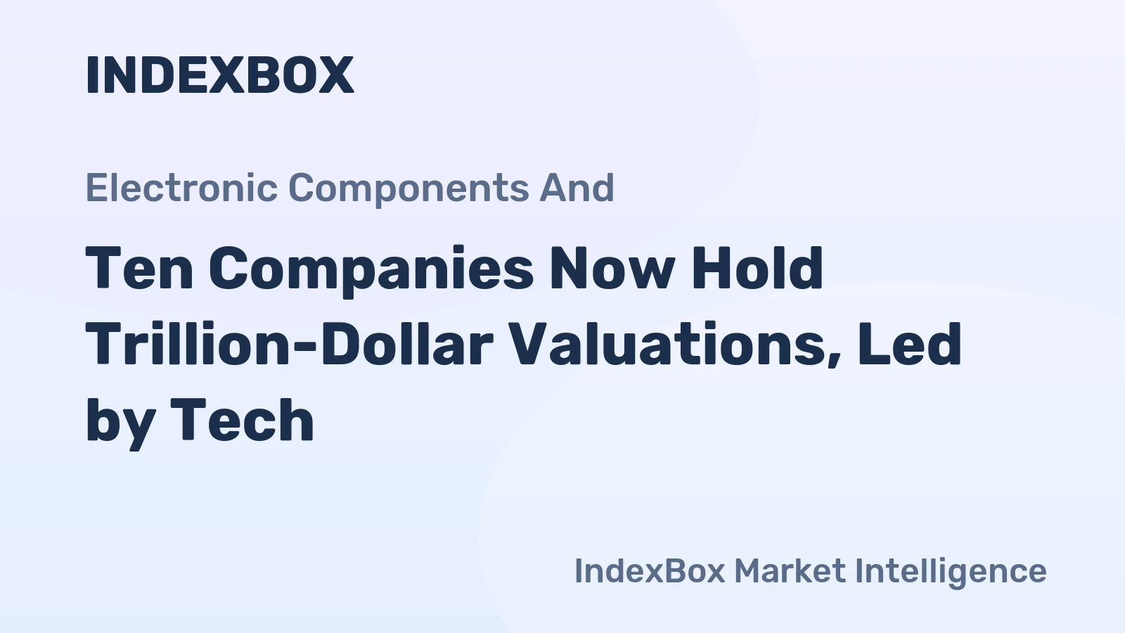 Ten Companies Now Hold Trillion-Dollar Valuations, Led by Tech