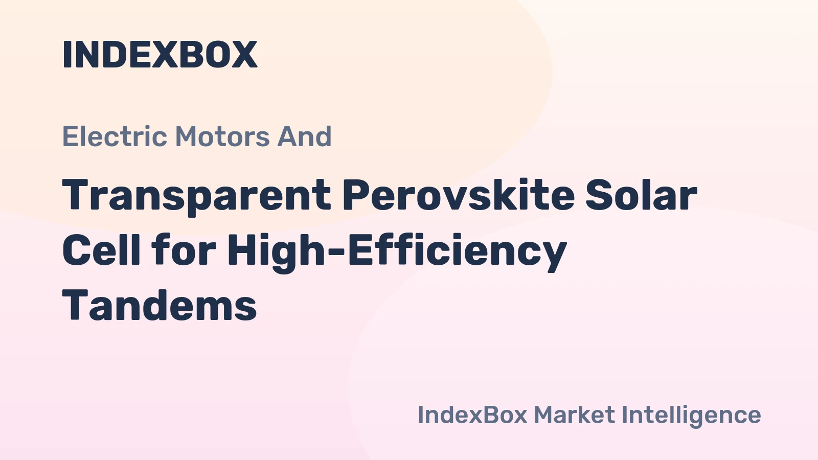 Transparent Perovskite Solar Cell for High-Efficiency Tandems