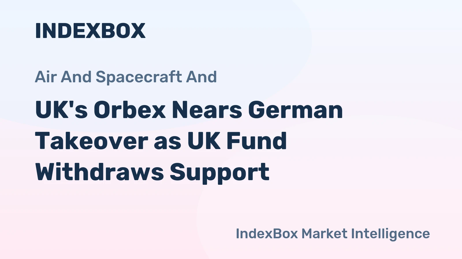 UK's Orbex Nears German Takeover as UK Fund Withdraws Support