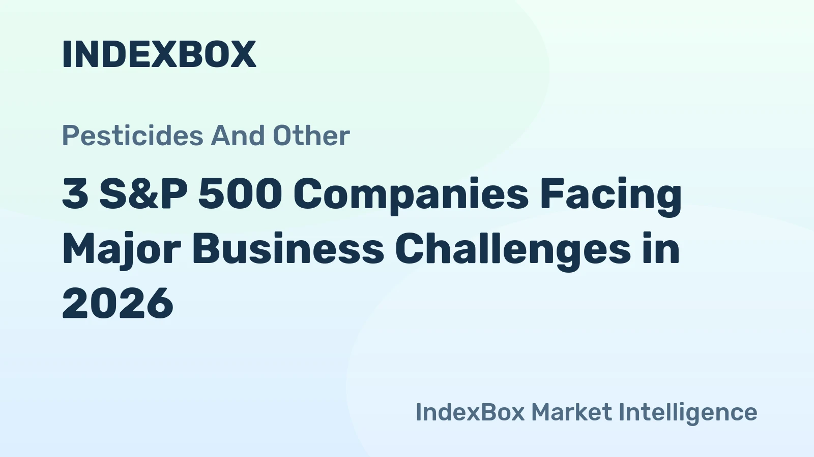 3 S&P 500 Companies Facing Major Business Challenges in 2026