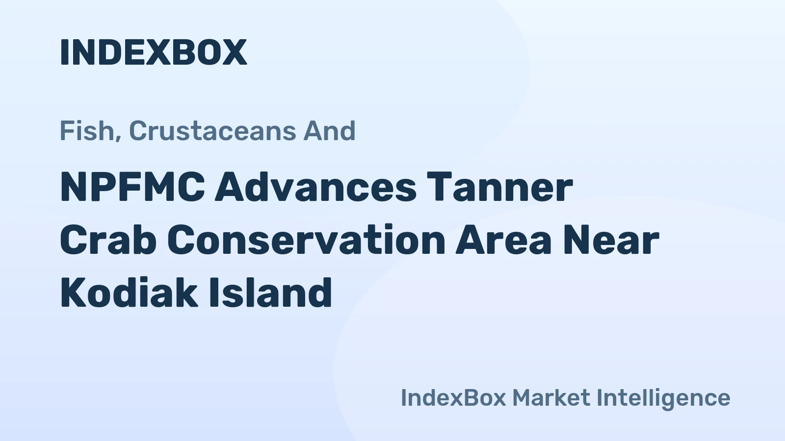 NPFMC Advances Tanner Crab Conservation Area Near Kodiak Island