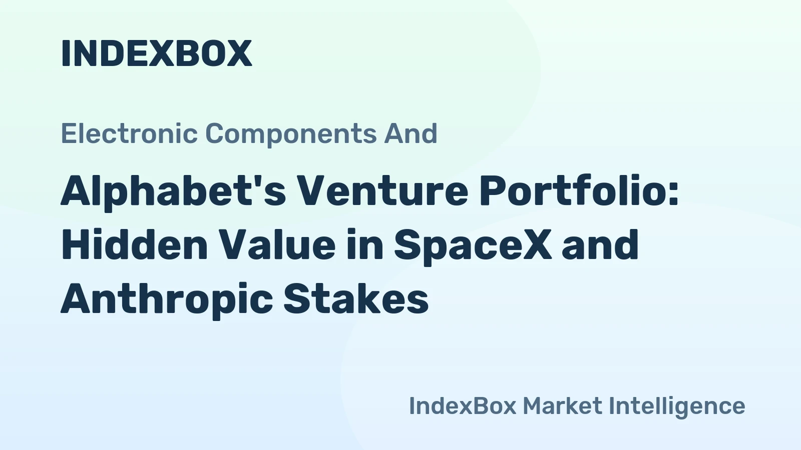 Alphabet's Venture Portfolio: Hidden Value in SpaceX and Anthropic Stakes