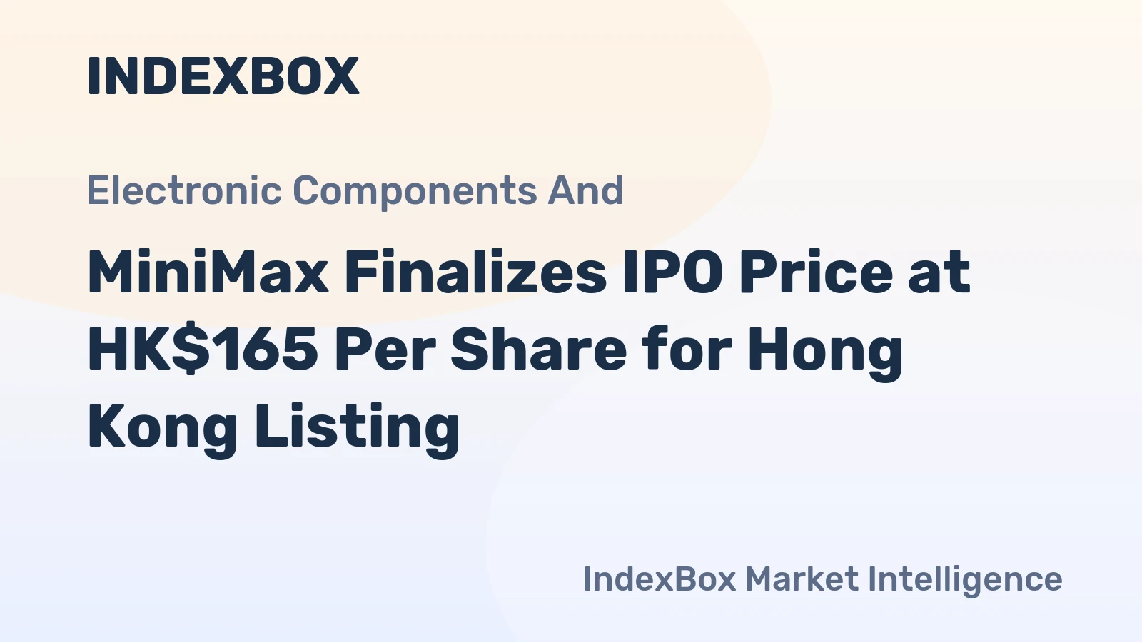 MiniMax Finalizes IPO Price at HK$165 Per Share for Hong Kong Listing