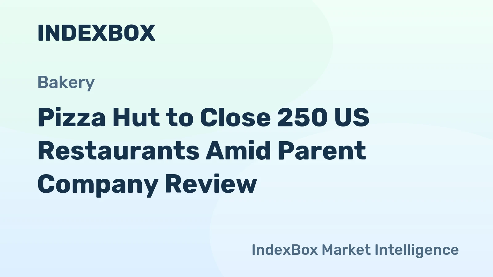 Pizza Hut to Close 250 US Restaurants Amid Parent Company Review