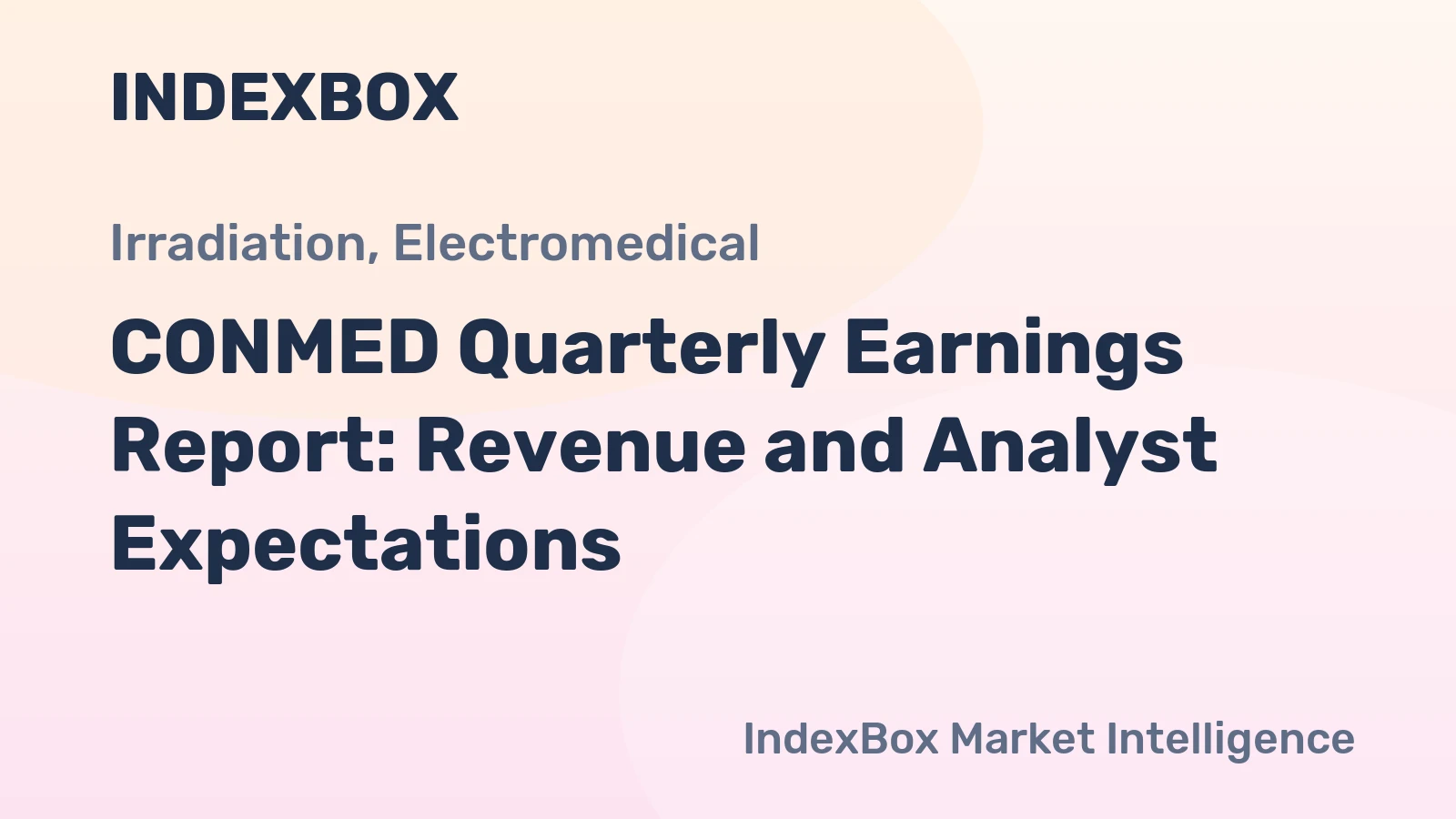 CONMED Quarterly Earnings Report: Revenue and Analyst Expectations