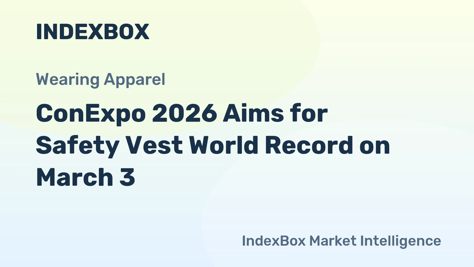 ConExpo 2026 Aims for Safety Vest World Record on March 3