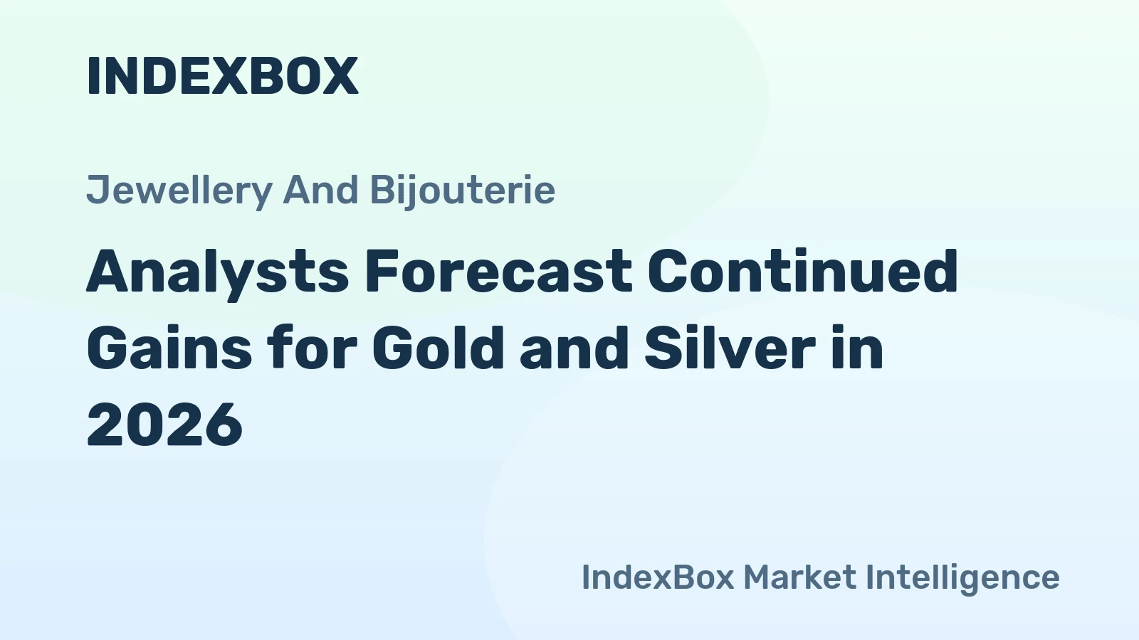 Analysts Forecast Continued Gains for Gold and Silver in 2026