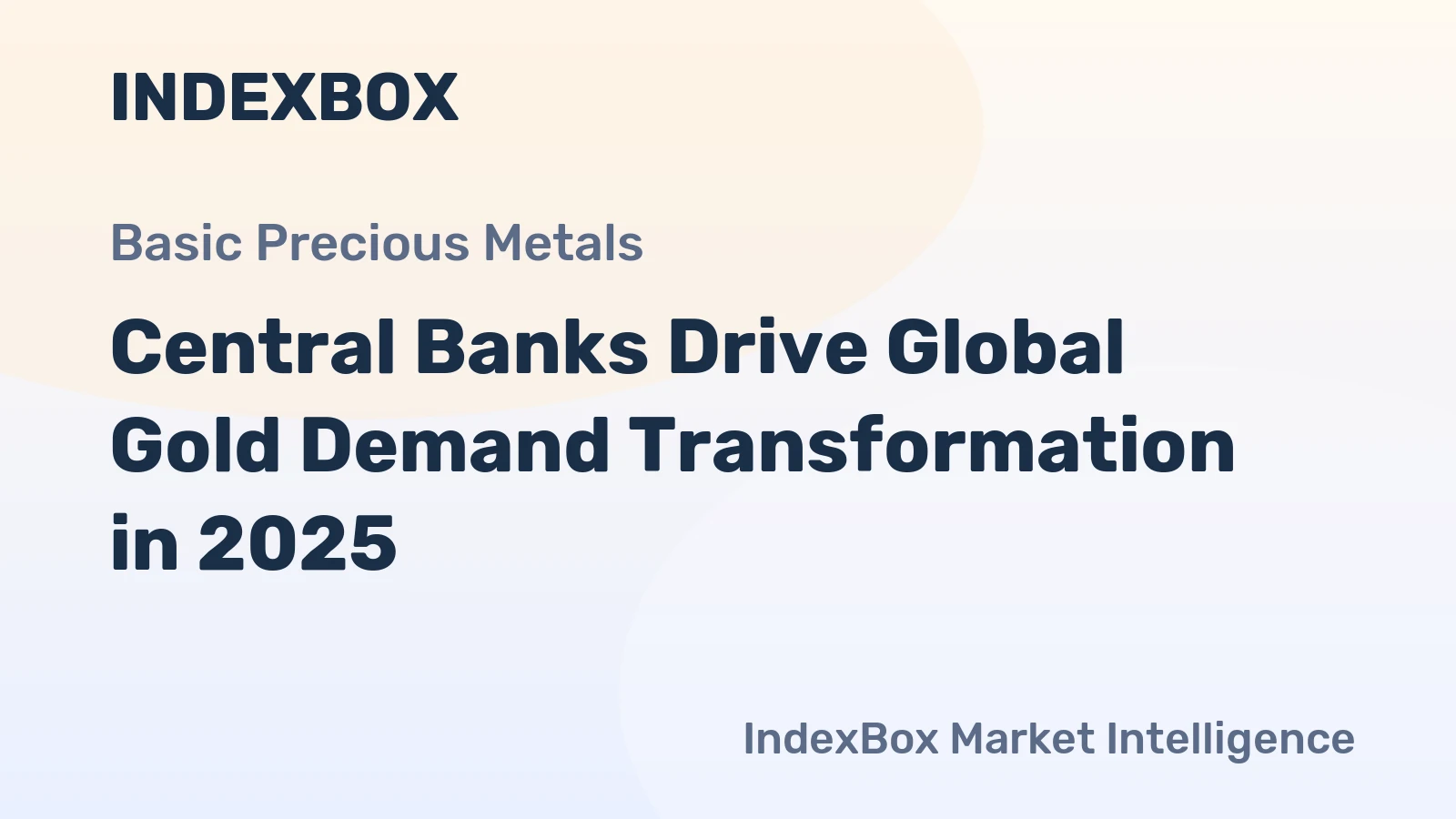 Central Banks Drive Global Gold Demand Transformation in 2025