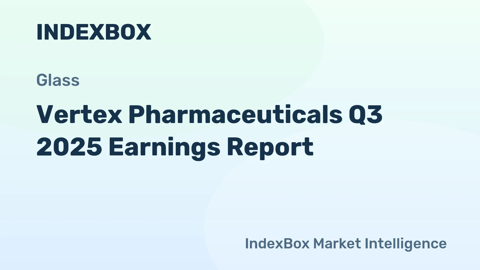 Vertex Pharmaceuticals Q3 2025 Earnings Report