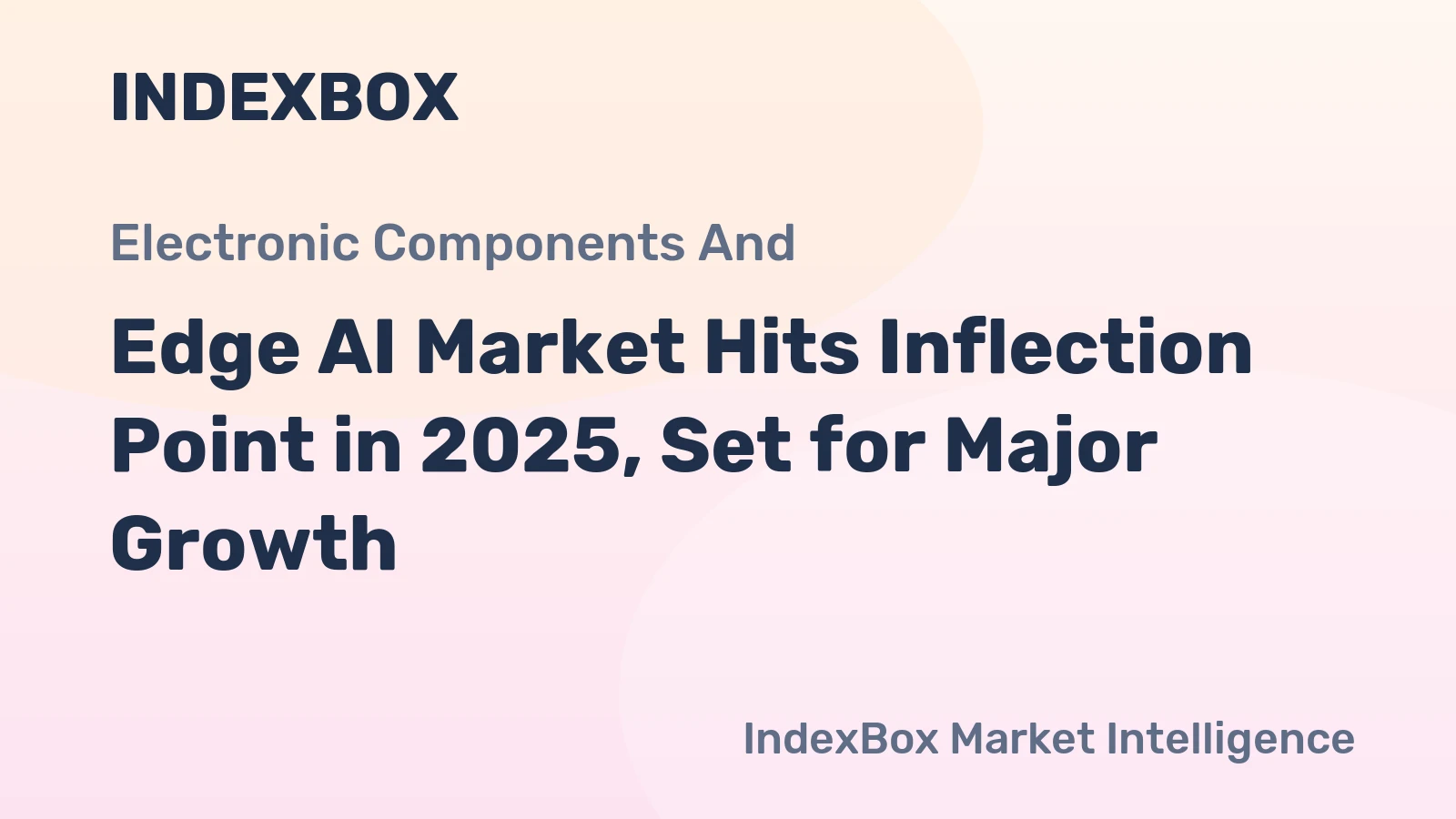 Edge AI Market Hits Inflection Point in 2025, Set for Major Growth