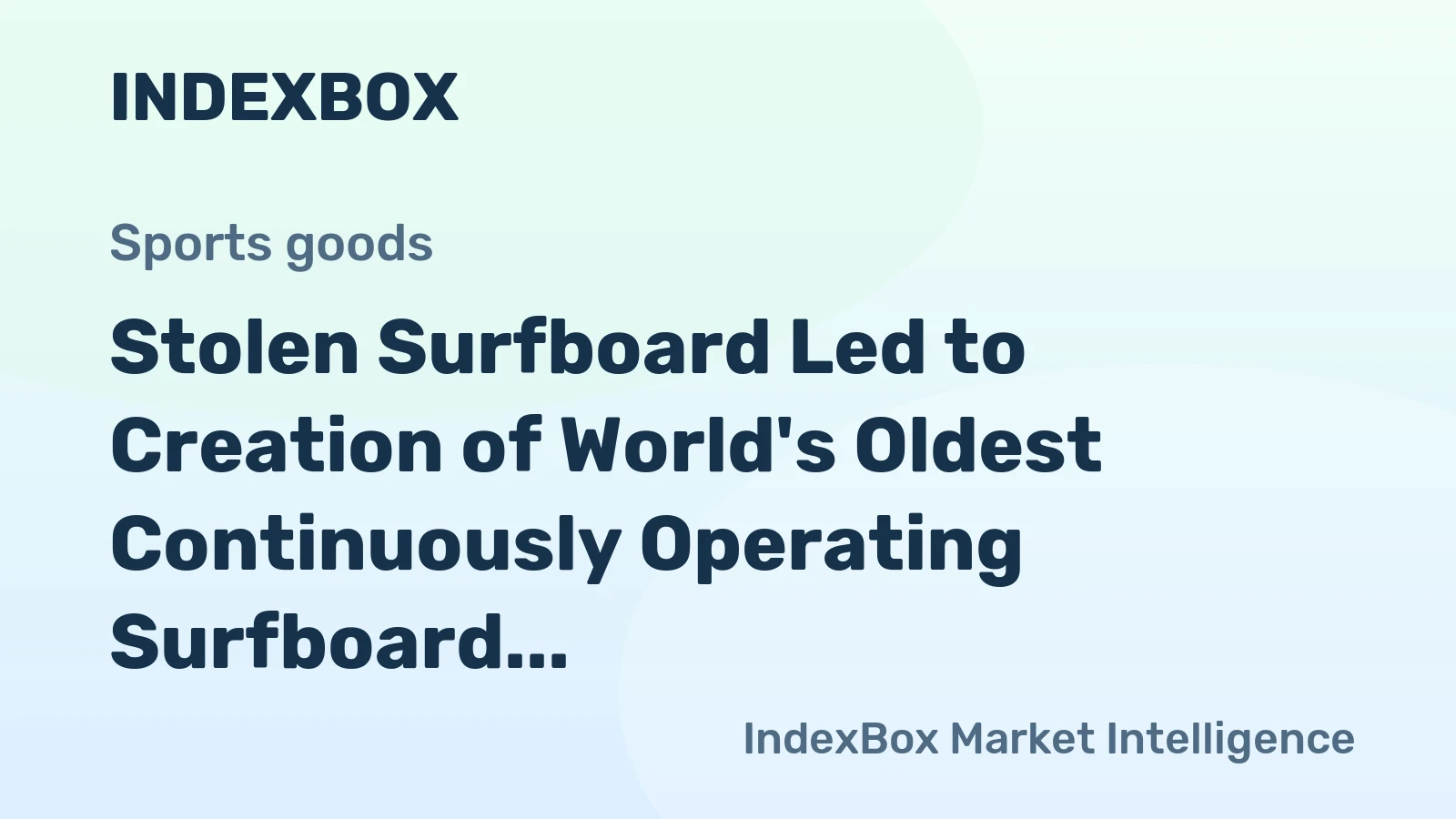 Stolen Surfboard Led to Creation of World's Oldest Continuously Operating Surfboard Shop