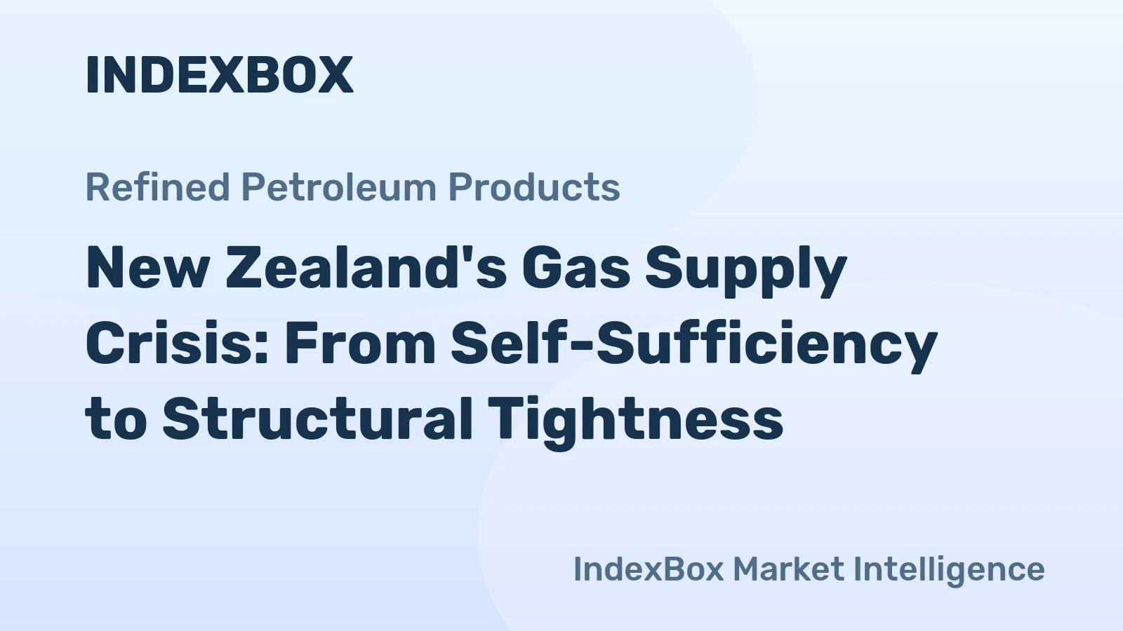 New Zealand's Gas Supply Crisis: From Self-Sufficiency to Structural Tightness