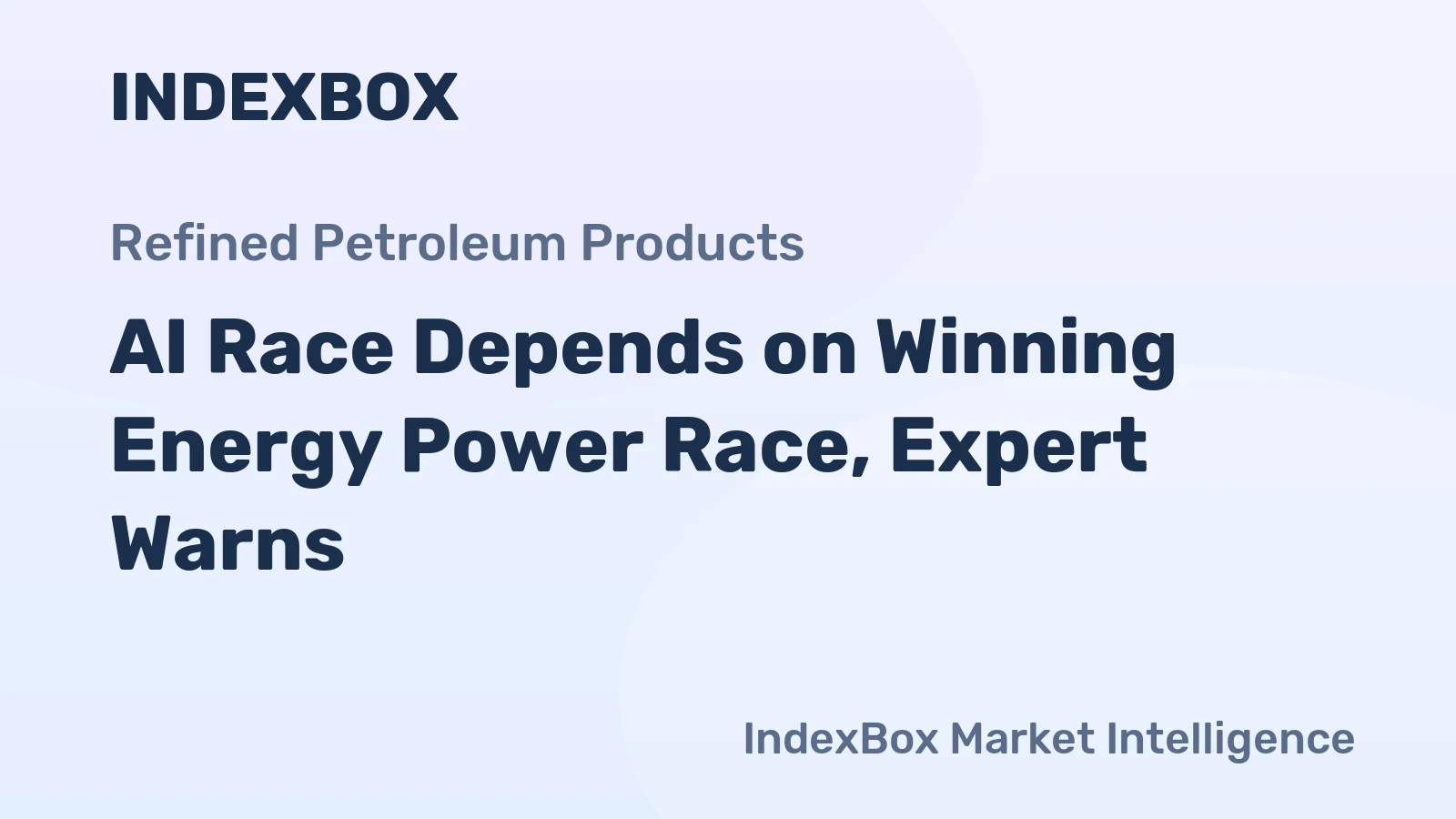 AI Race Depends on Winning Energy Power Race, Expert Warns