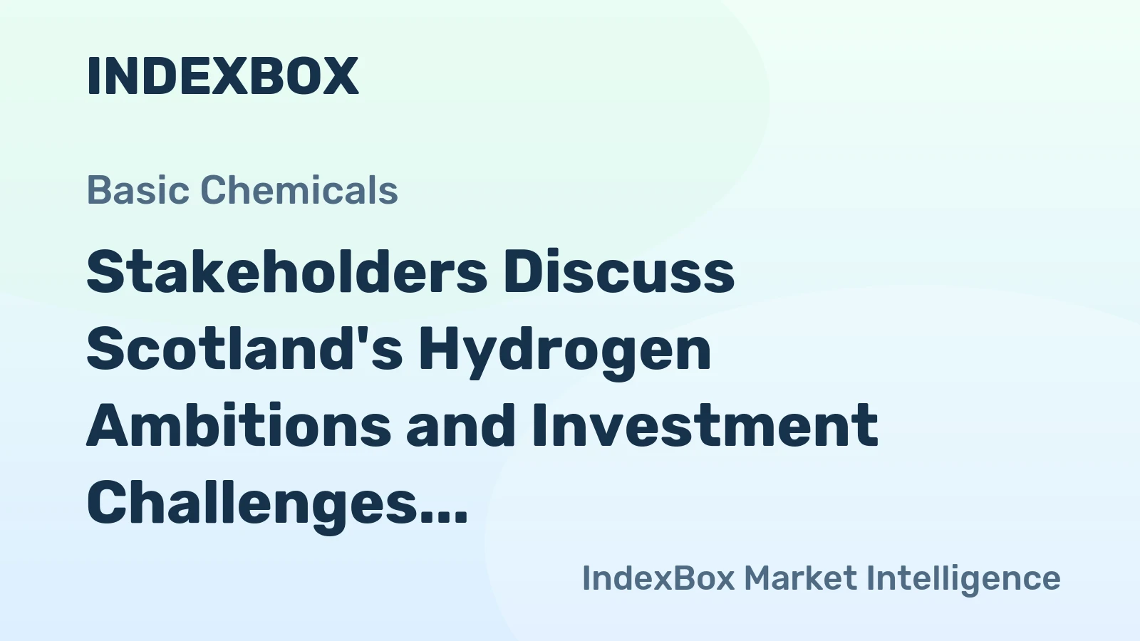 Stakeholders Discuss Scotland's Hydrogen Ambitions and Investment Challenges