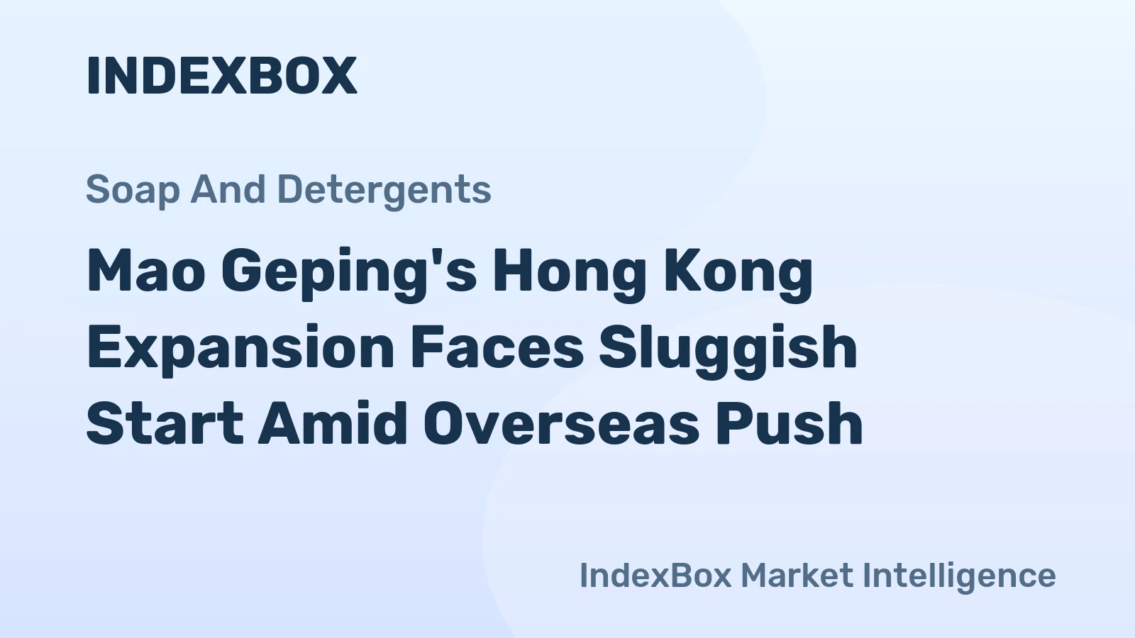 Mao Geping's Hong Kong Expansion Faces Sluggish Start Amid Overseas Push
