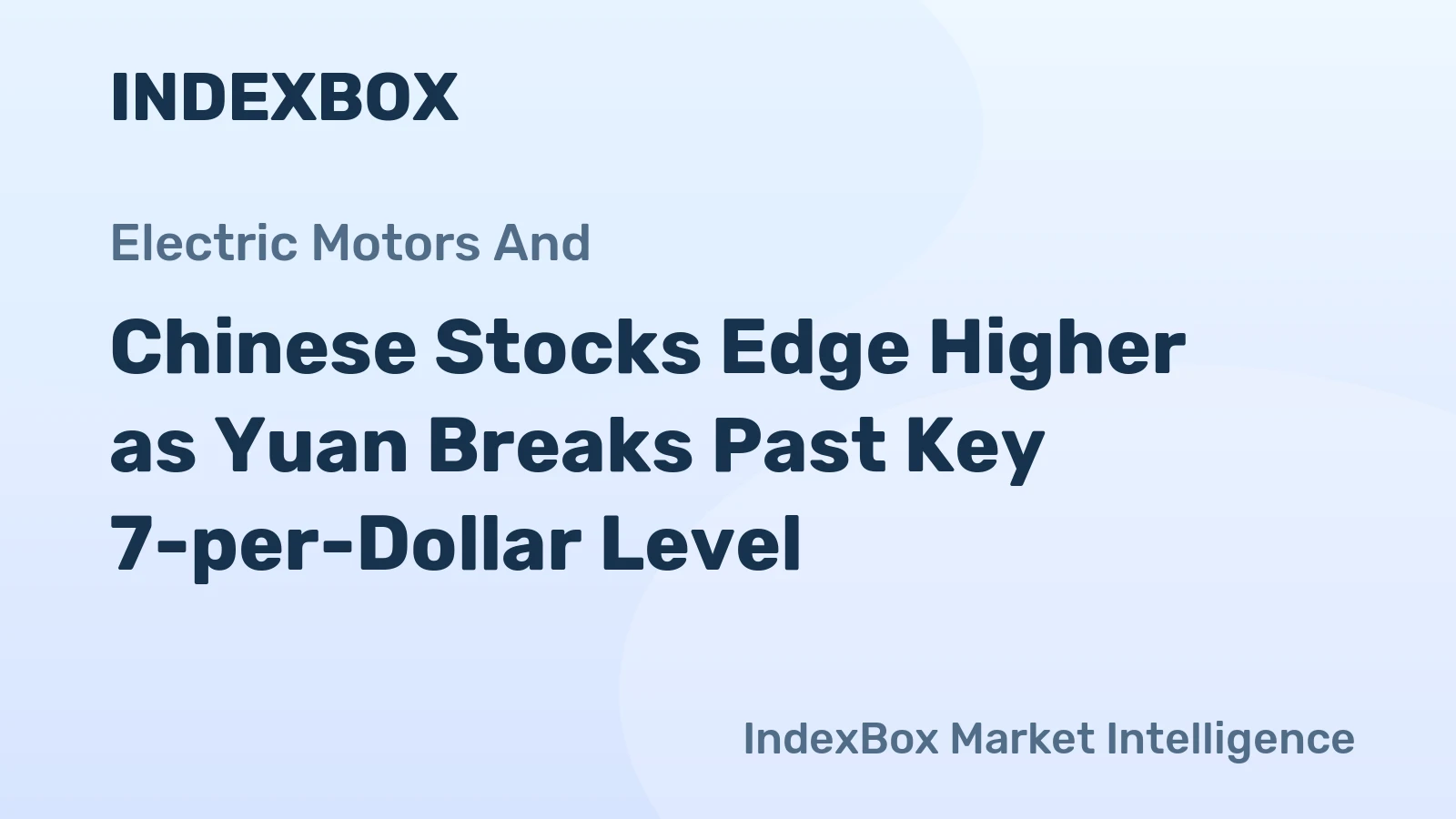 Chinese Stocks Edge Higher as Yuan Breaks Past Key 7-per-Dollar Level
