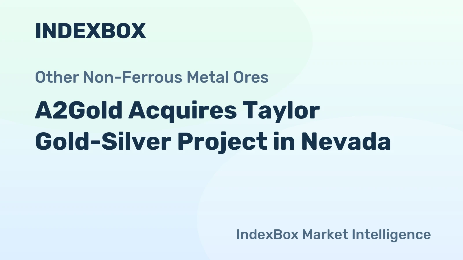 A2Gold Acquires Taylor Gold-Silver Project in Nevada