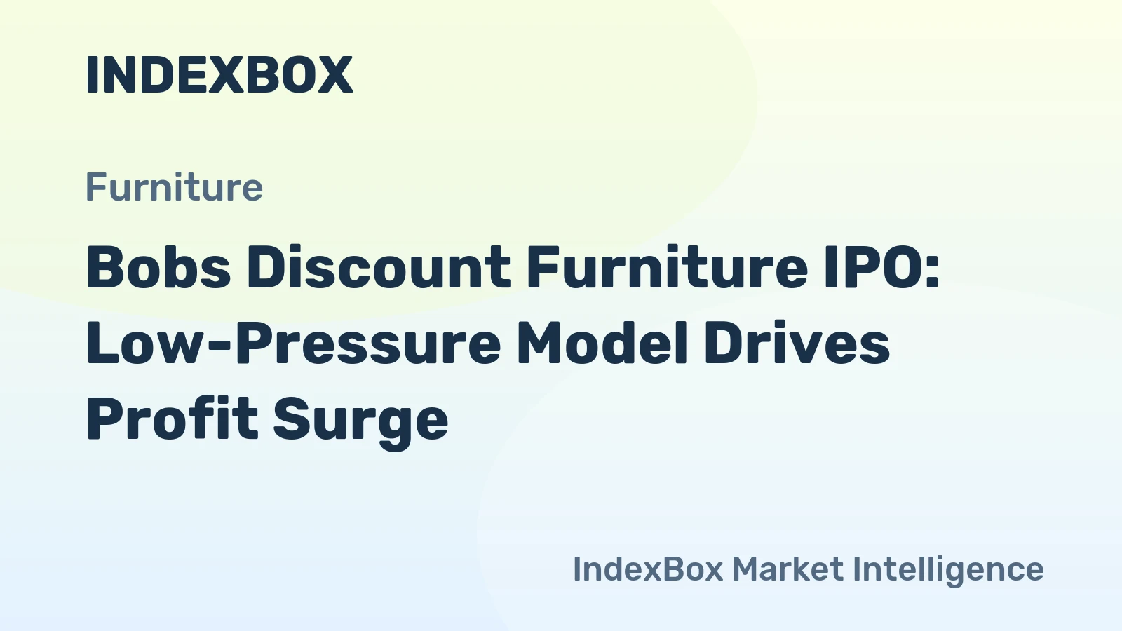 Bobs Discount Furniture IPO: Low-Pressure Model Drives Profit Surge