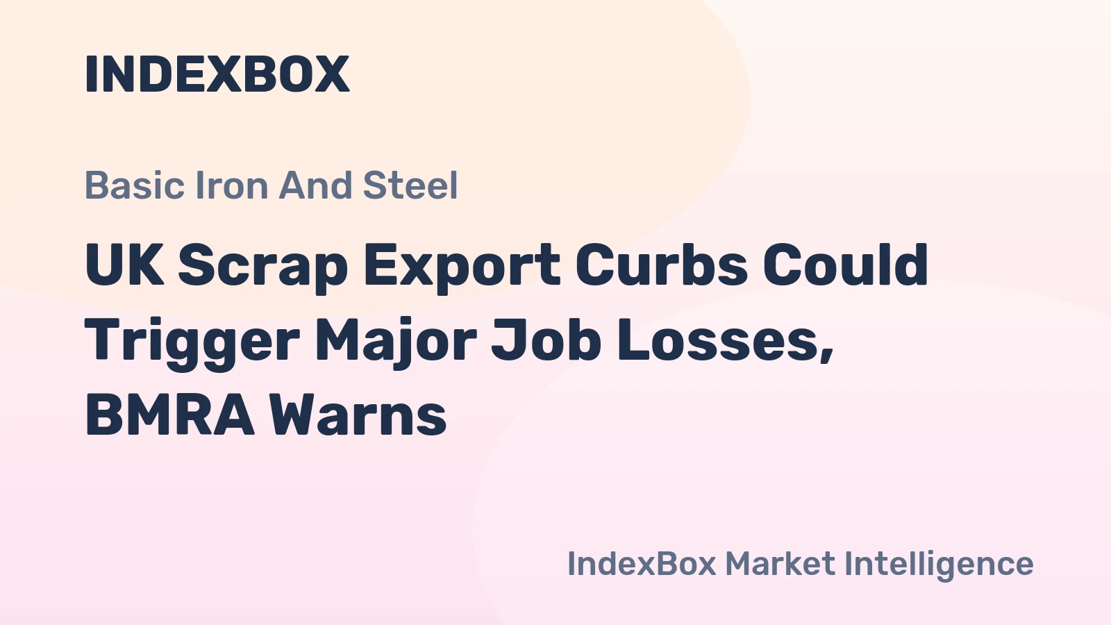 UK Scrap Export Curbs Could Trigger Major Job Losses, BMRA Warns