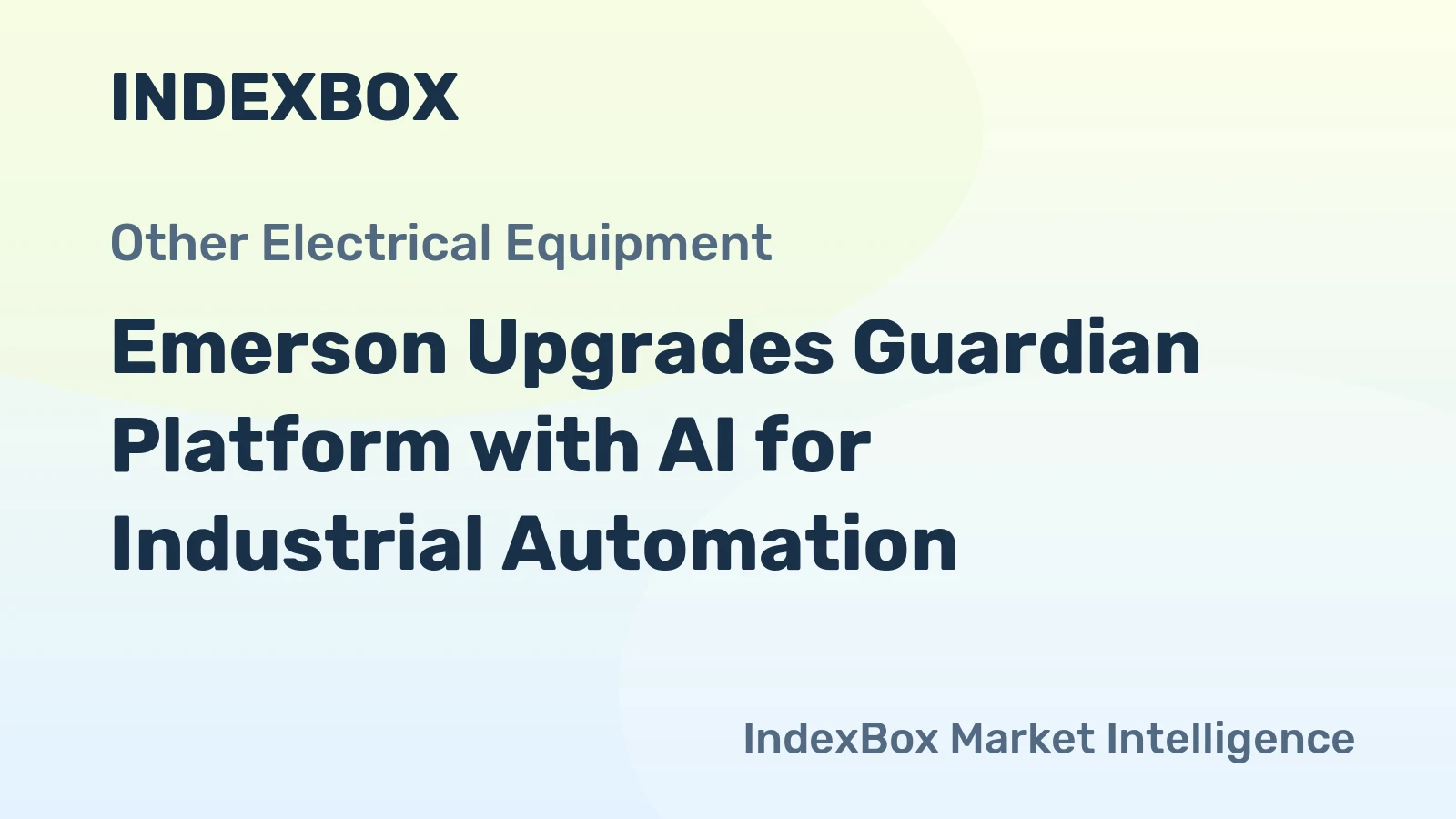 Emerson Upgrades Guardian Platform with AI for Industrial Automation
