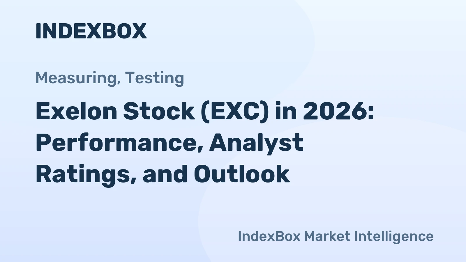 Exelon Stock (EXC) in 2026: Performance, Analyst Ratings, and Outlook
