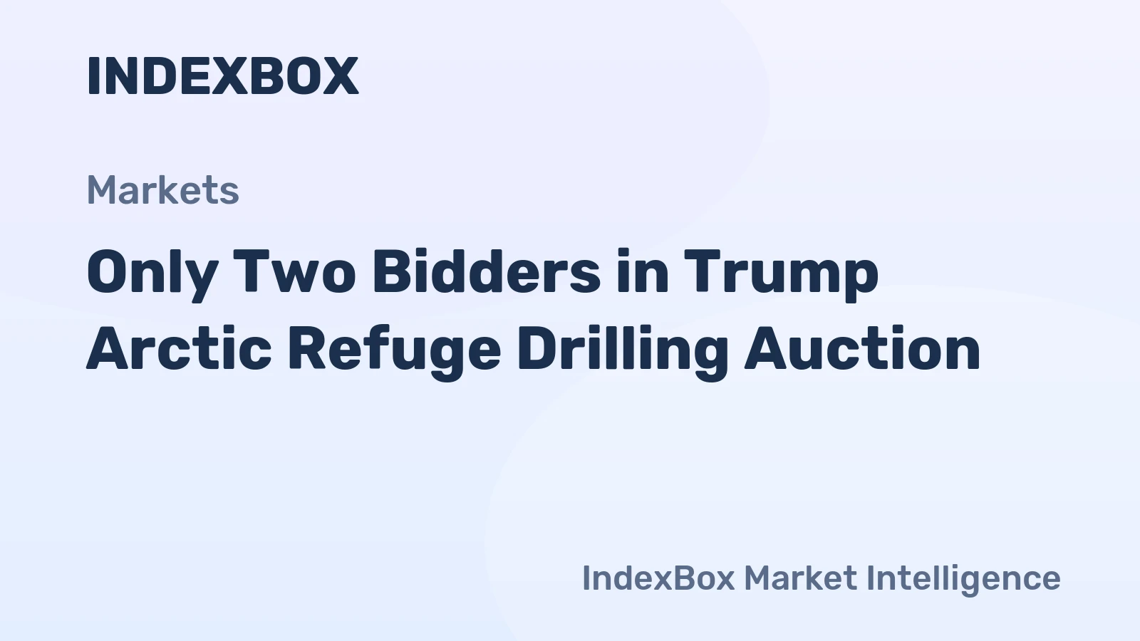 Only Two Bidders in Trump Arctic Refuge Drilling Auction