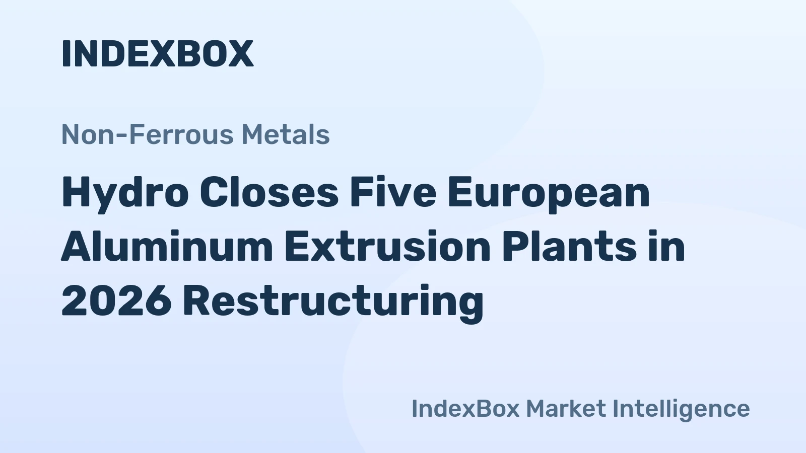 Hydro Closes Five European Aluminum Extrusion Plants in 2026 Restructuring