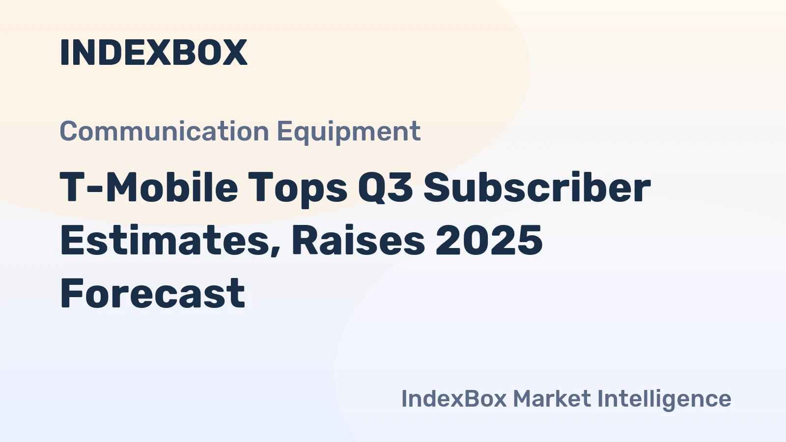 T-Mobile Tops Q3 Subscriber Estimates, Raises 2025 Forecast