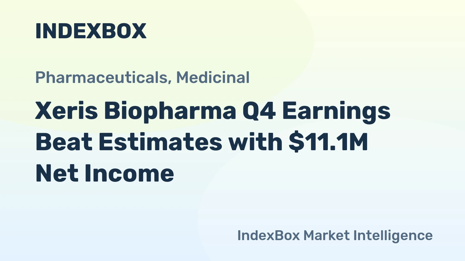 Xeris Biopharma Q4 Earnings Beat Estimates with $11.1M Net Income