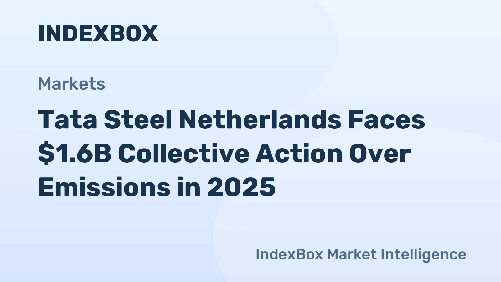 Tata Steel Netherlands Faces $1.6B Collective Action Over Emissions in 2025