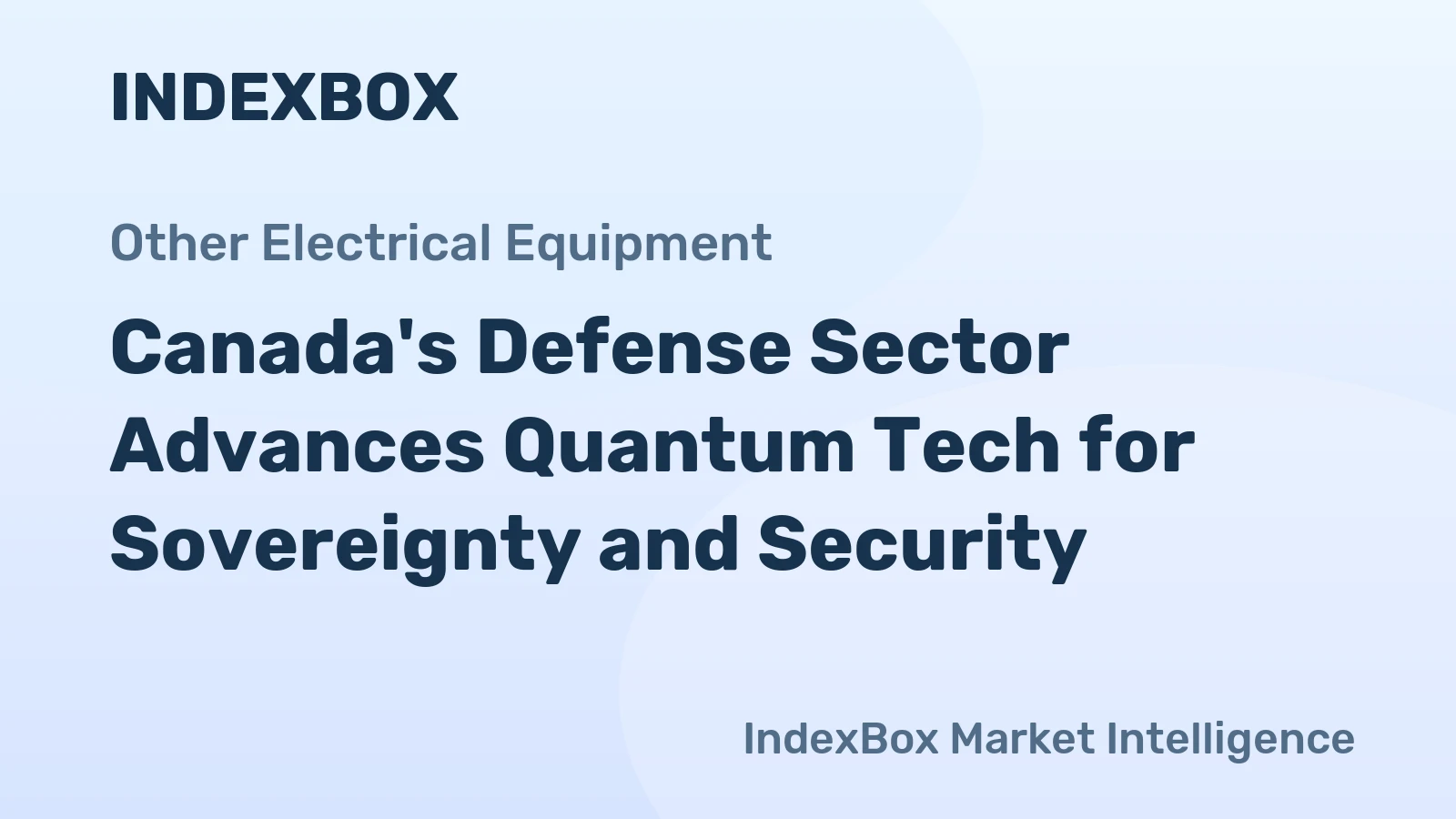 Canada's Defense Sector Advances Quantum Tech for Sovereignty and Security