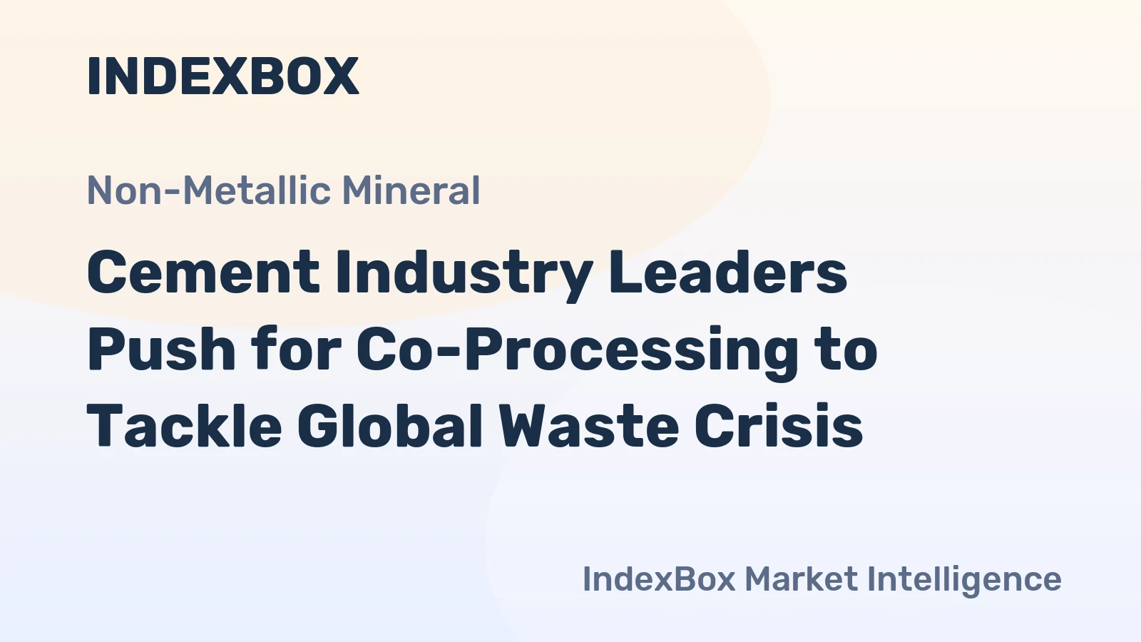 Cement Industry Leaders Push for Co-Processing to Tackle Global Waste Crisis