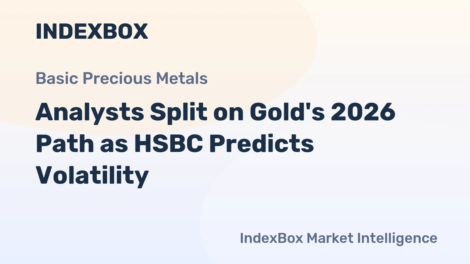 Analysts Split on Gold's 2026 Path as HSBC Predicts Volatility