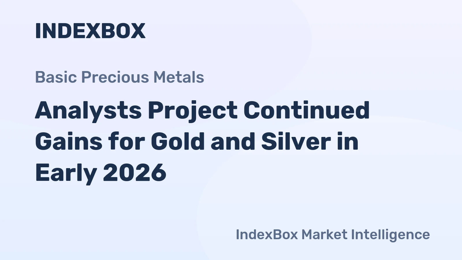 Analysts Project Continued Gains for Gold and Silver in Early 2026
