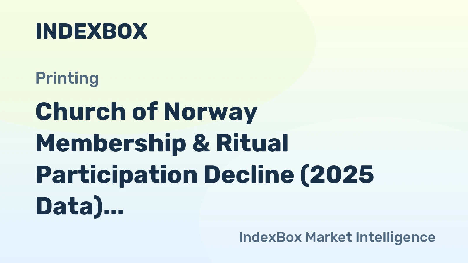Church of Norway Membership & Ritual Participation Decline (2025 Data)